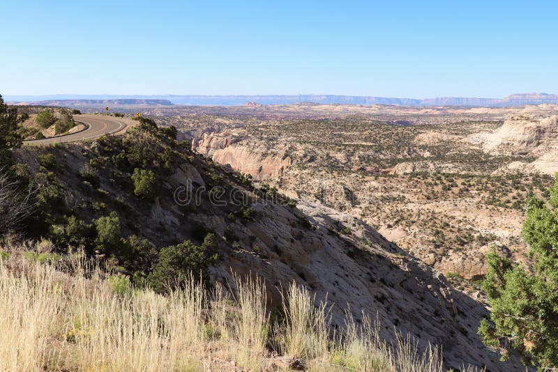 Route 12 Hogback in Utah stock image. Image of scenic - 159655333