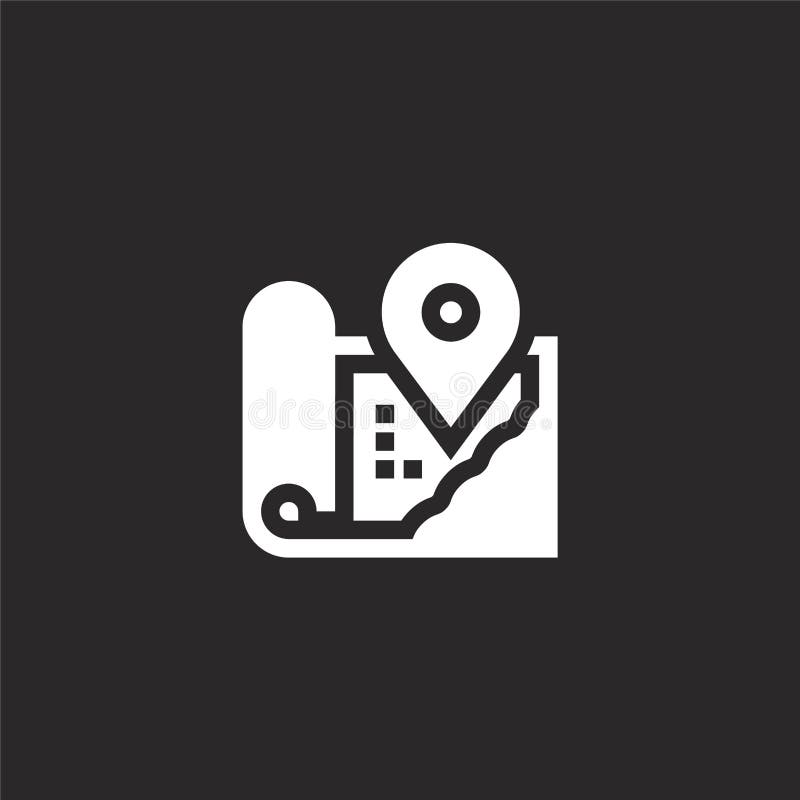 Route Icon. Filled Route Icon for Website Design and Mobile, App ...