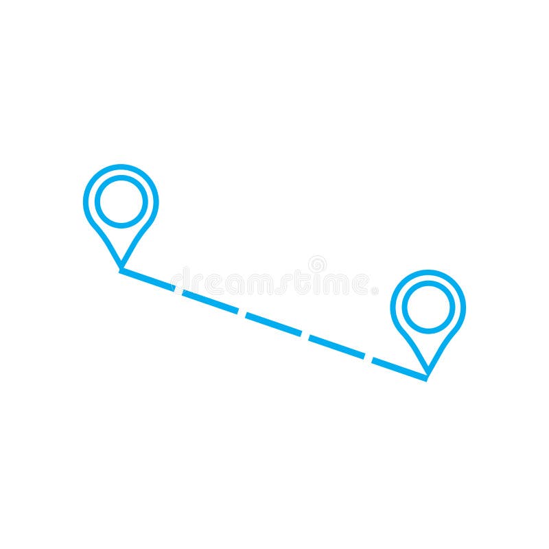 Route Icon Vector Sign and Symbol Isolated on White Background, Route ... Route Icon Vector Sign and Symbol Isolated on White Background, Route ...