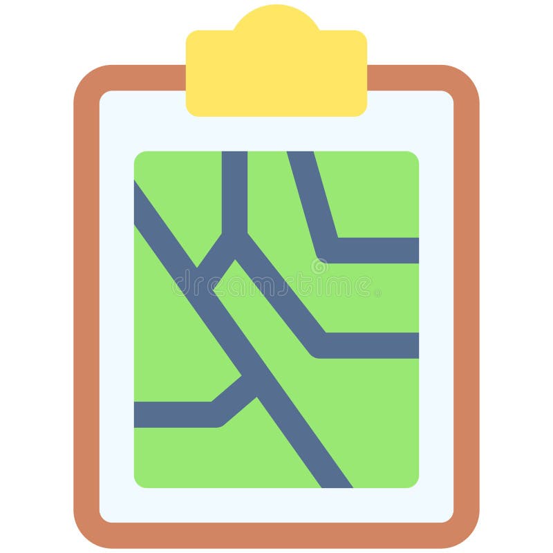 Route Map Icon, Marathon Related Vector Stock Vector - Illustration of ...