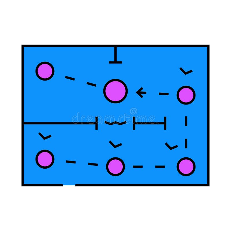 Route Optimization Autonomous Delivery Icon Color Illustration Stock ...