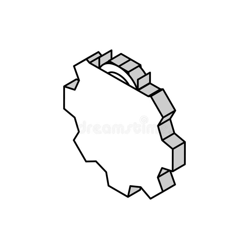 Route Optimization Autonomous Delivery Isometric Icon Vector ...