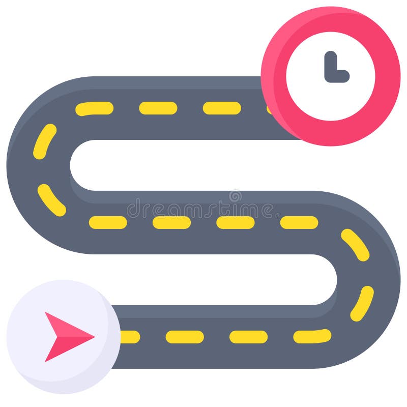 Route Planner Icon, Location Map and Navigation Vector Stock Vector ...