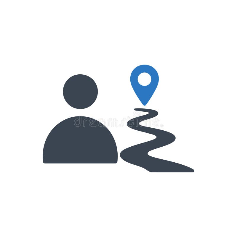 Route Planning Icon stock vector. Illustration of symbol - 361528730