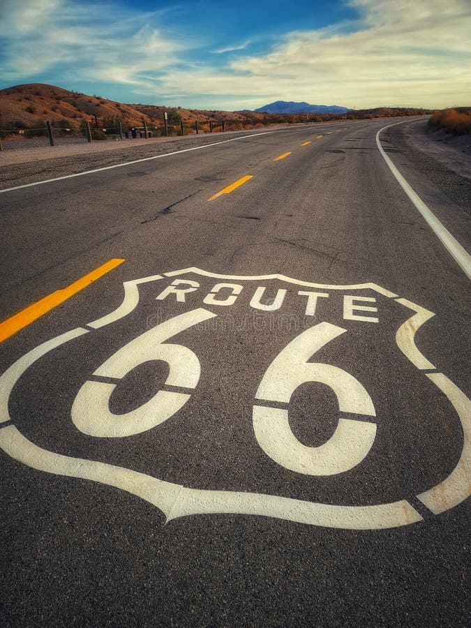 Route 66 Road Sign Needles Arizona Stock Photo - Image of needles ...