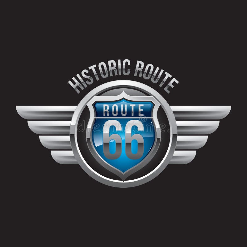 Route 66 Wings Stock Illustrations – 23 Route 66 Wings Stock ...