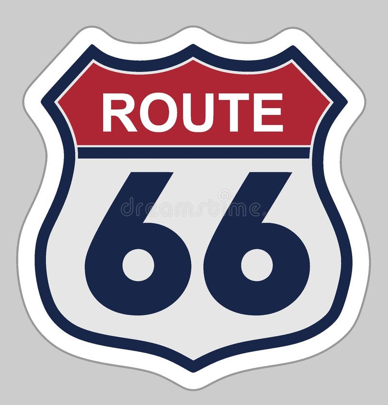 Logo Route 66 Stock Illustrations – 111 Logo Route 66 Stock ...