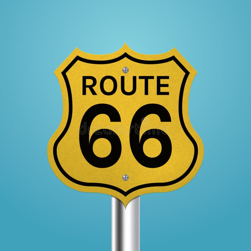 Route 66 Pole Sign Stock Illustrations – 30 Route 66 Pole Sign Stock ...