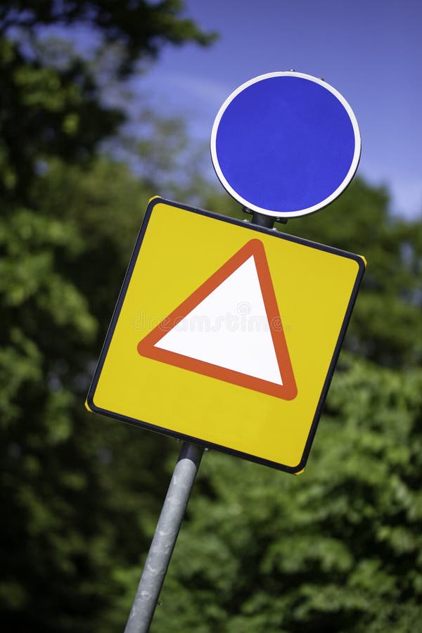 The route signs stock image. Image of symbol, blue, prevention - 118103241