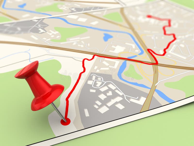 Route target stock illustration. Illustration of focus - 78134454