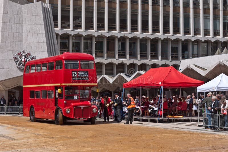 A Routemaster Bus in the Cart Marking Ceremony Editorial Stock Image ...