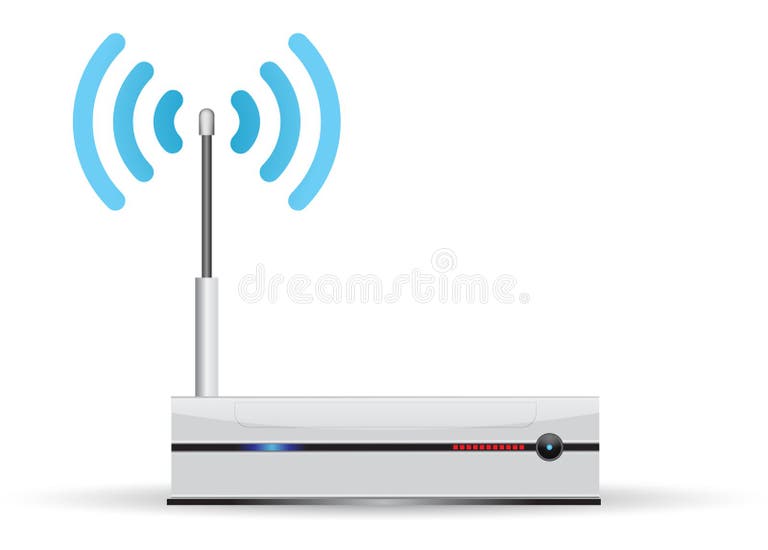 Router stock vector. Illustration of accessories, commercial - 13576257