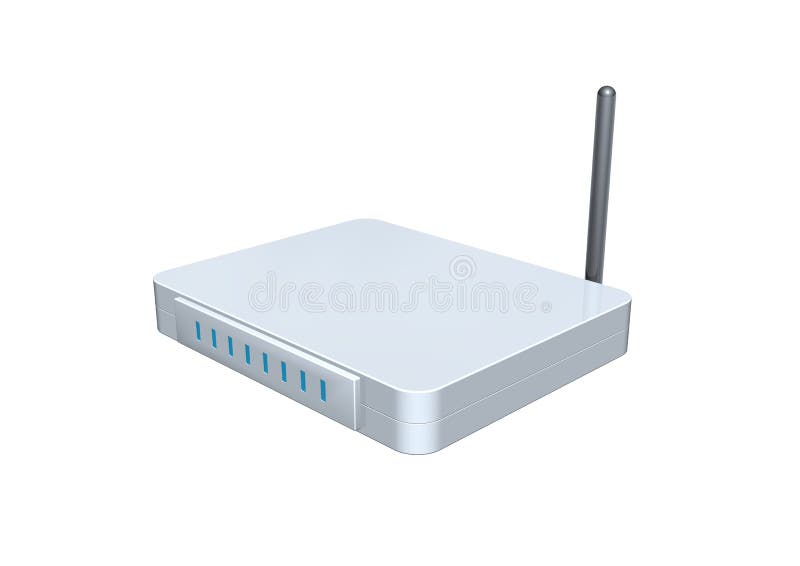 Generic Router or Cable Modem Stock Vector - Illustration of connect ...