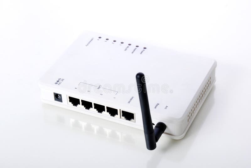 Wireless Router stock photo. Image of plugin, internet - 5353948