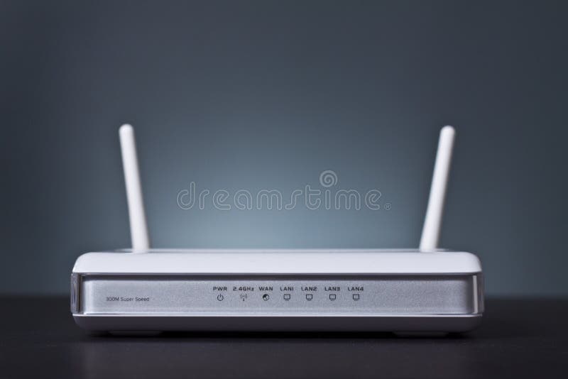 Wireless router stock image. Image of isolated, computer - 14961739