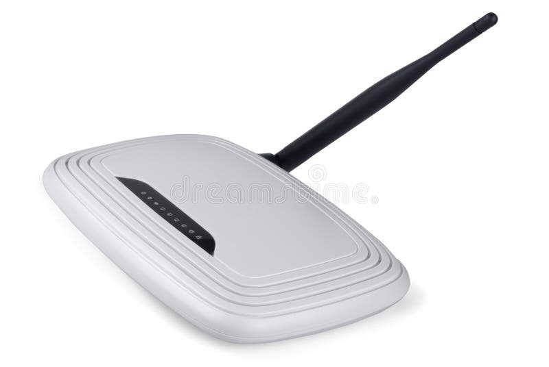 UTP LAN Connect Ethernet Port on the Back of the Router. Stock Image ...