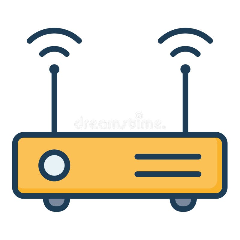 Single Wireless Access Point Stock Illustrations – 76 Single Wireless ...