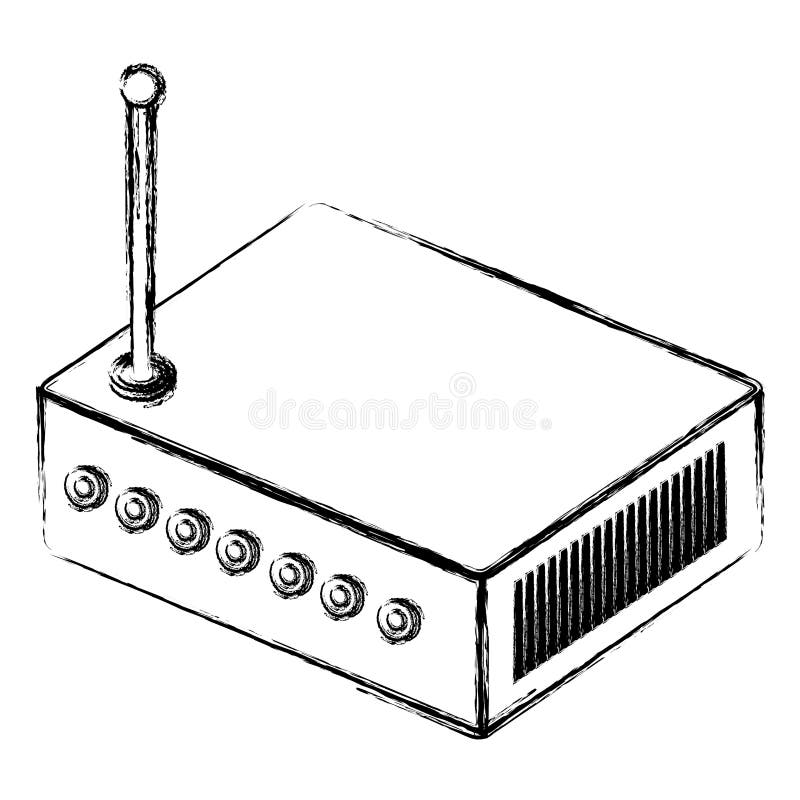 Router Device Isometric Icon Stock Illustration - Illustration of ...