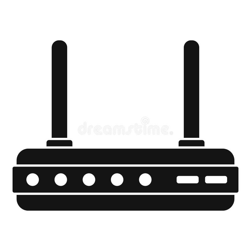 Router it equipment stock illustration. Illustration of connector ...