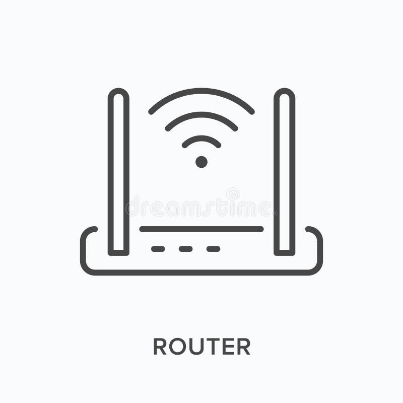 Network Switch Icon Flat