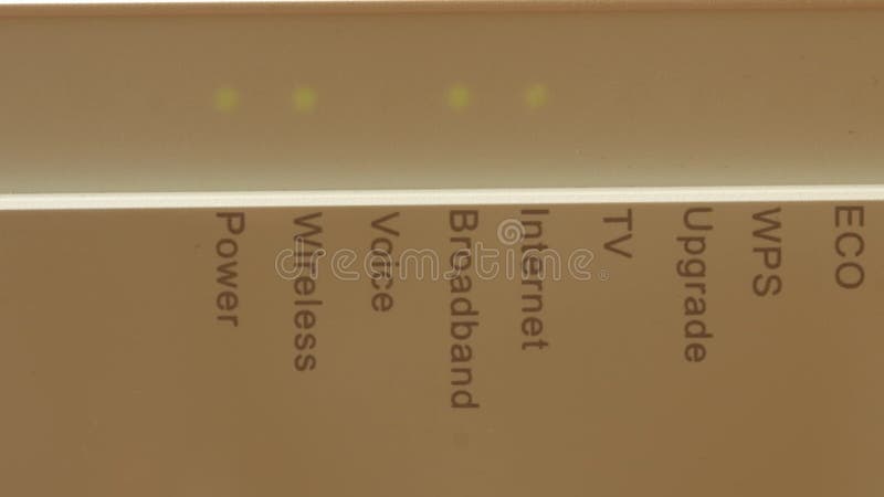 Router with Green LED, Starts Up, Stock Video - Video of design ...