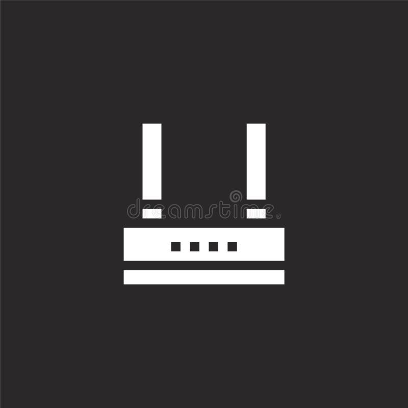 Router Icon. Filled Router Icon for Website Design and Mobile, App ...