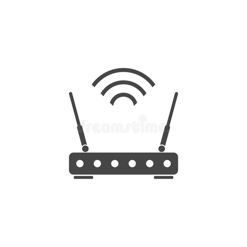 Router icon, Modem router stock vector. Illustration of internet ...
