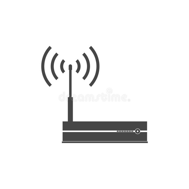 Router icon, Modem router stock vector. Illustration of internet ...