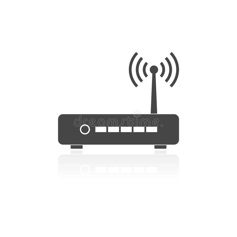 Router icon stock vector. Illustration of area, modem - 101776594