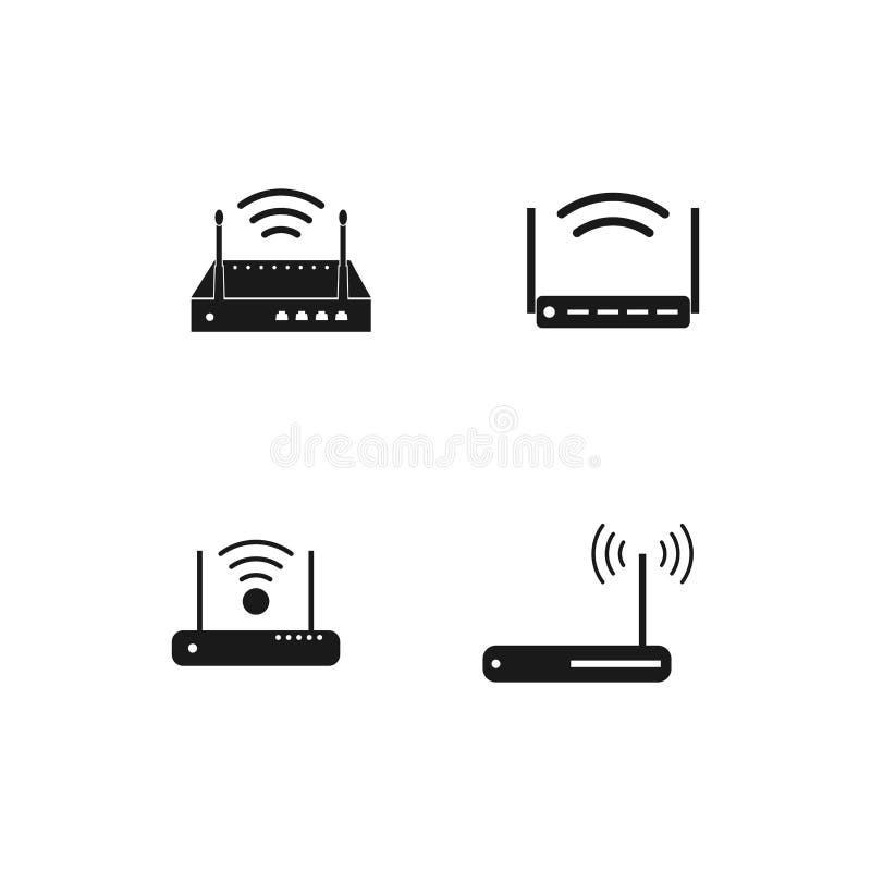 Router icon stock vector. Illustration of application - 216216511