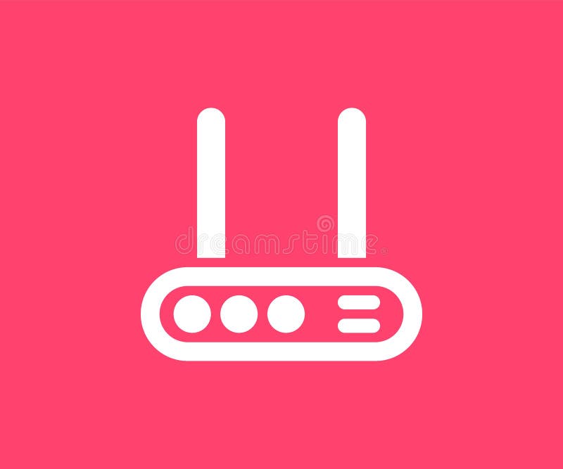 Router Icon. Vector Illustration in Flat Isometric 3D Style Stock ...