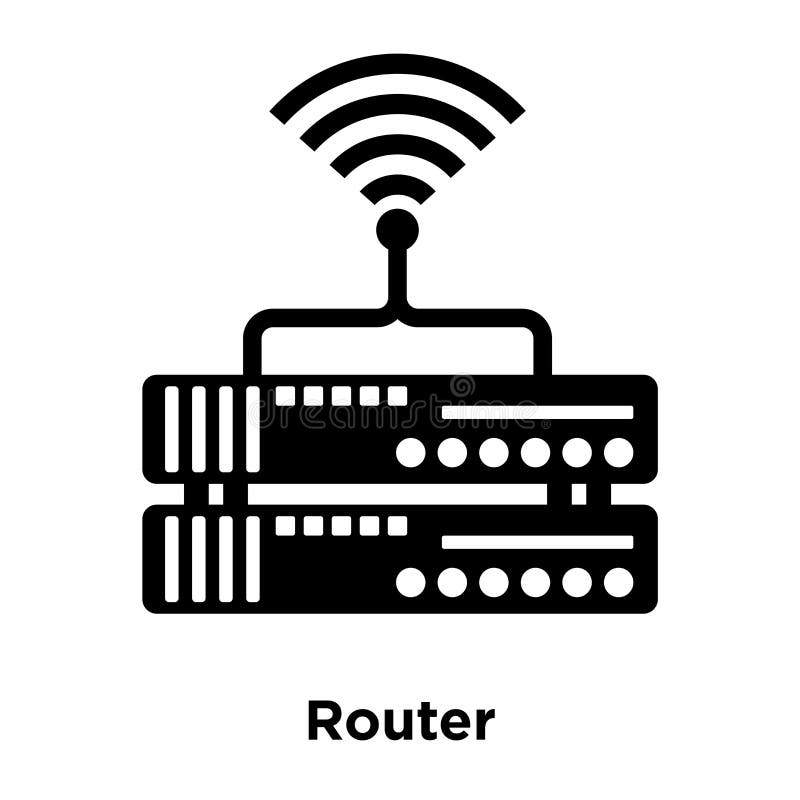 Wifi Router Icon Vector Isolated on White Background, Logo Concept of ... Wifi Router Icon Vector Isolated on White Background, Logo Concept of ...