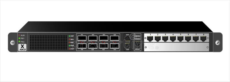 Router IP Traffic in Black for Mounting with a 19 Inch Rack. Additional ...