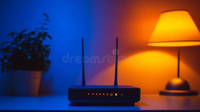 A Router and Its Satellite Unit Form a Wi-Fi Mesh System that Enhances ...