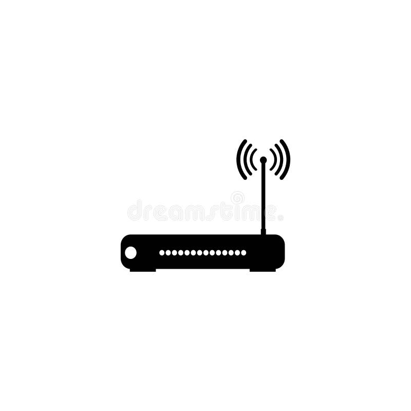 Router Logo and Vector Template Stock Vector - Illustration of computer ...