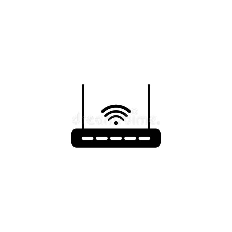 Router Logo and Vector Template Stock Vector - Illustration of isolated ...