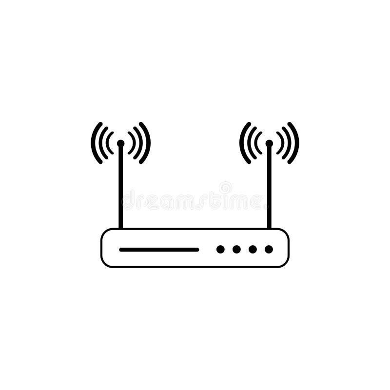 Router Logo and Vector Template Stock Vector - Illustration of isolated ...