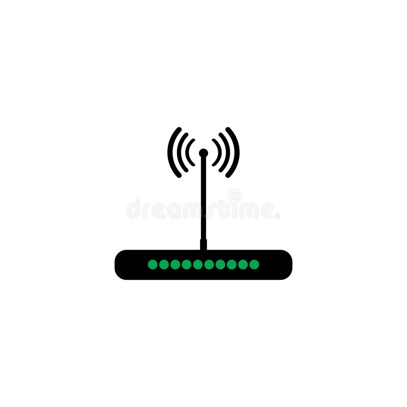 Router Logo and Vector Template Stock Vector - Illustration of network ...