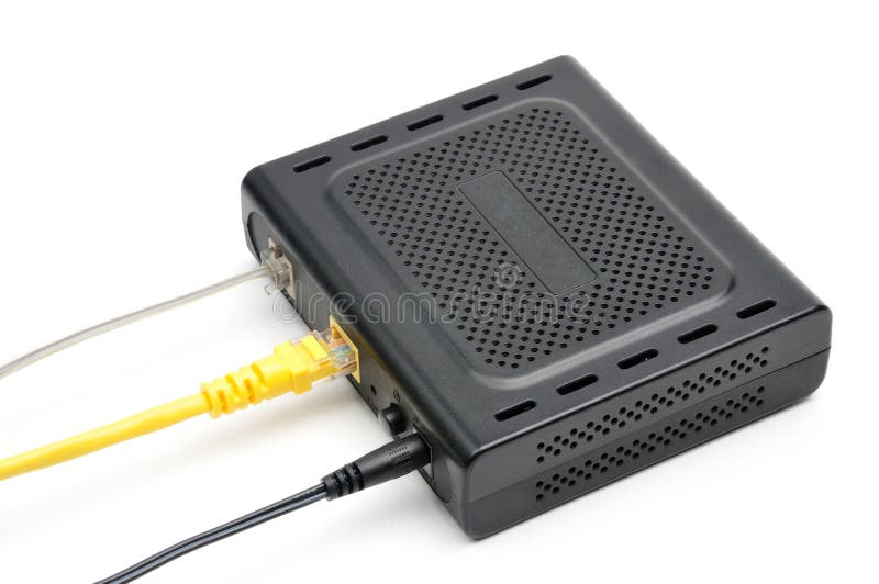 Router Modem for Connecting To the Local and Global Internet on a White ...