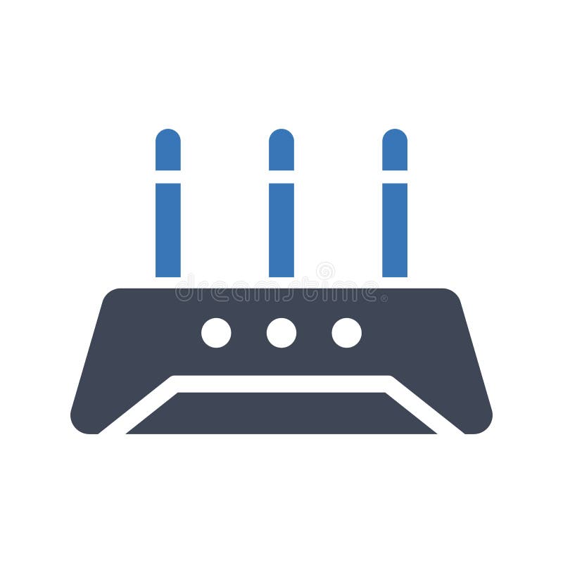 Router Modem Icon. Vector Graphics Stock Vector - Illustration of ...