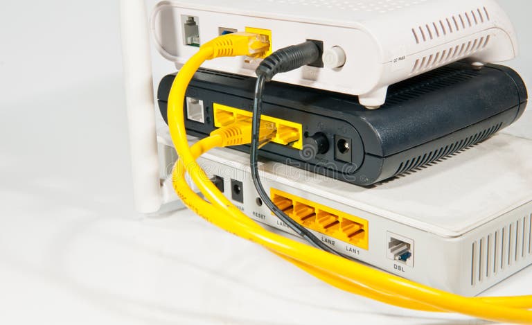 Router network hub stock photo. Image of electric, connect - 31624058