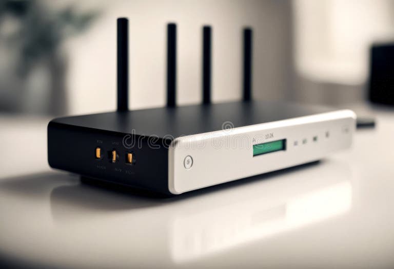 Router Network White Wireless Cyberspace Modem Isolated Technology ...