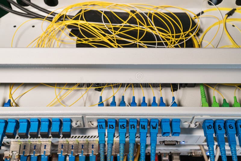 Router on the rack inside stock image. Image of equipment - 94478019