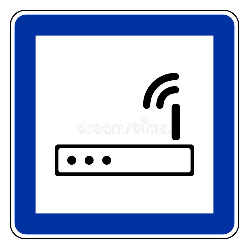 Router and road sign stock vector. Illustration of router - 228486492