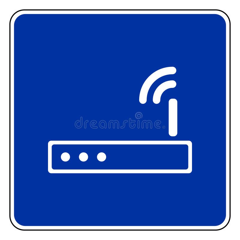 Router and road sign stock vector. Illustration of router - 228486492