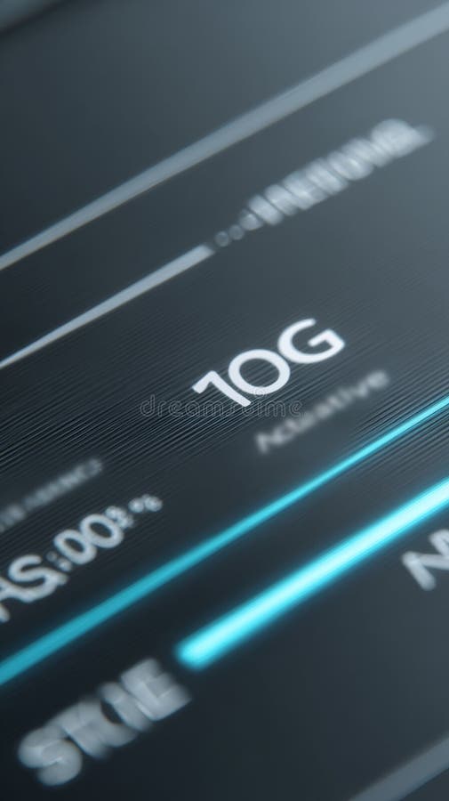 Router Screen Shows 10G Internet Status, Highlighting Ultra Fast ...