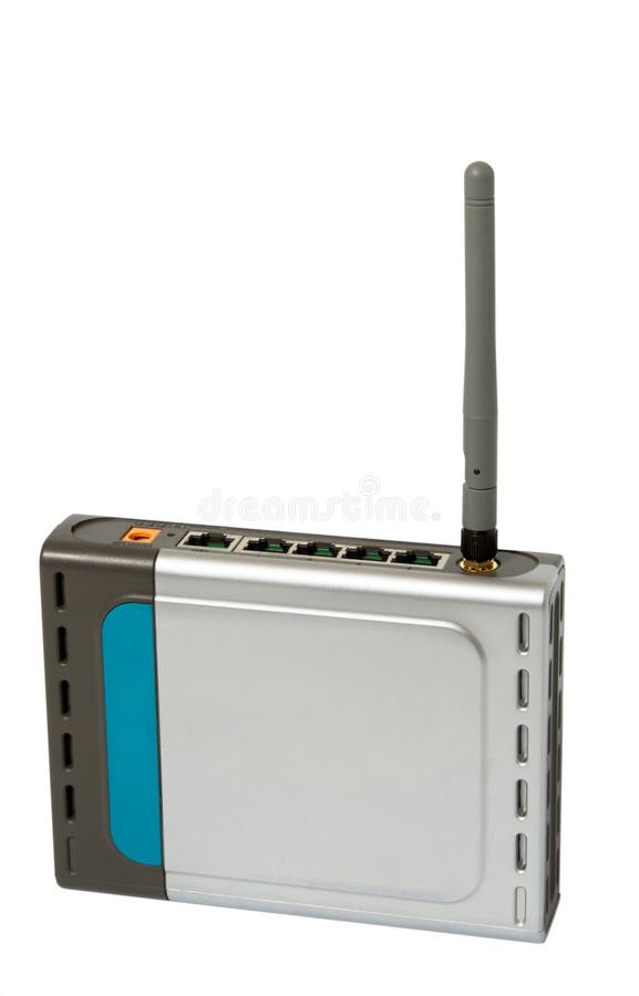 Router senza fili del ADSL immagine stock. Immagine di porta - 11178919