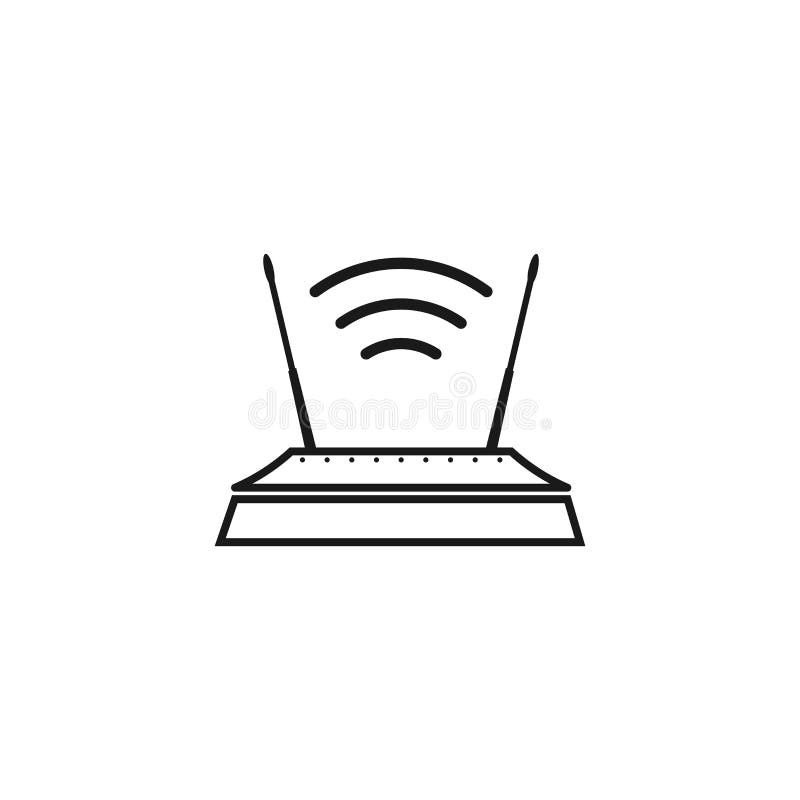 Router-Symbol vektor abbildung. Illustration von beweglich - 216216531