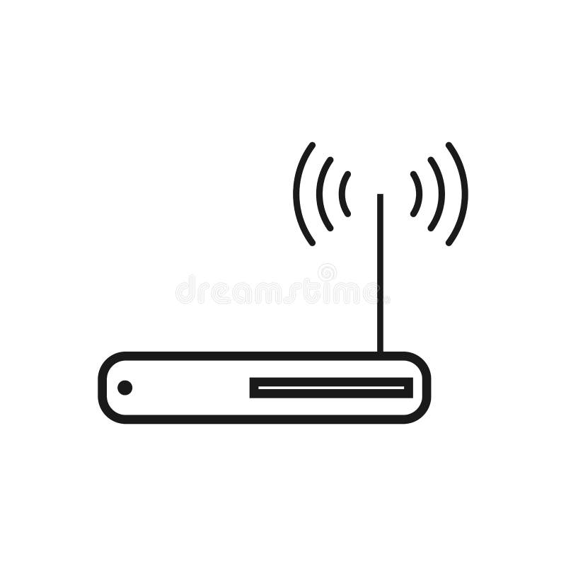 Router-Symbol vektor abbildung. Illustration von kanal - 216216521