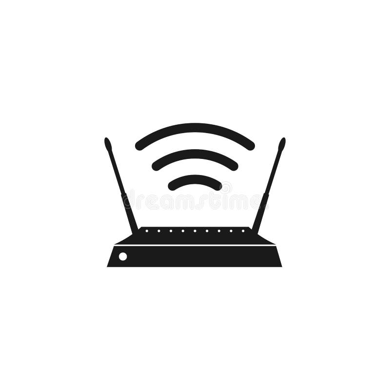 Router-Symbol vektor abbildung. Illustration von beweglich - 216216531